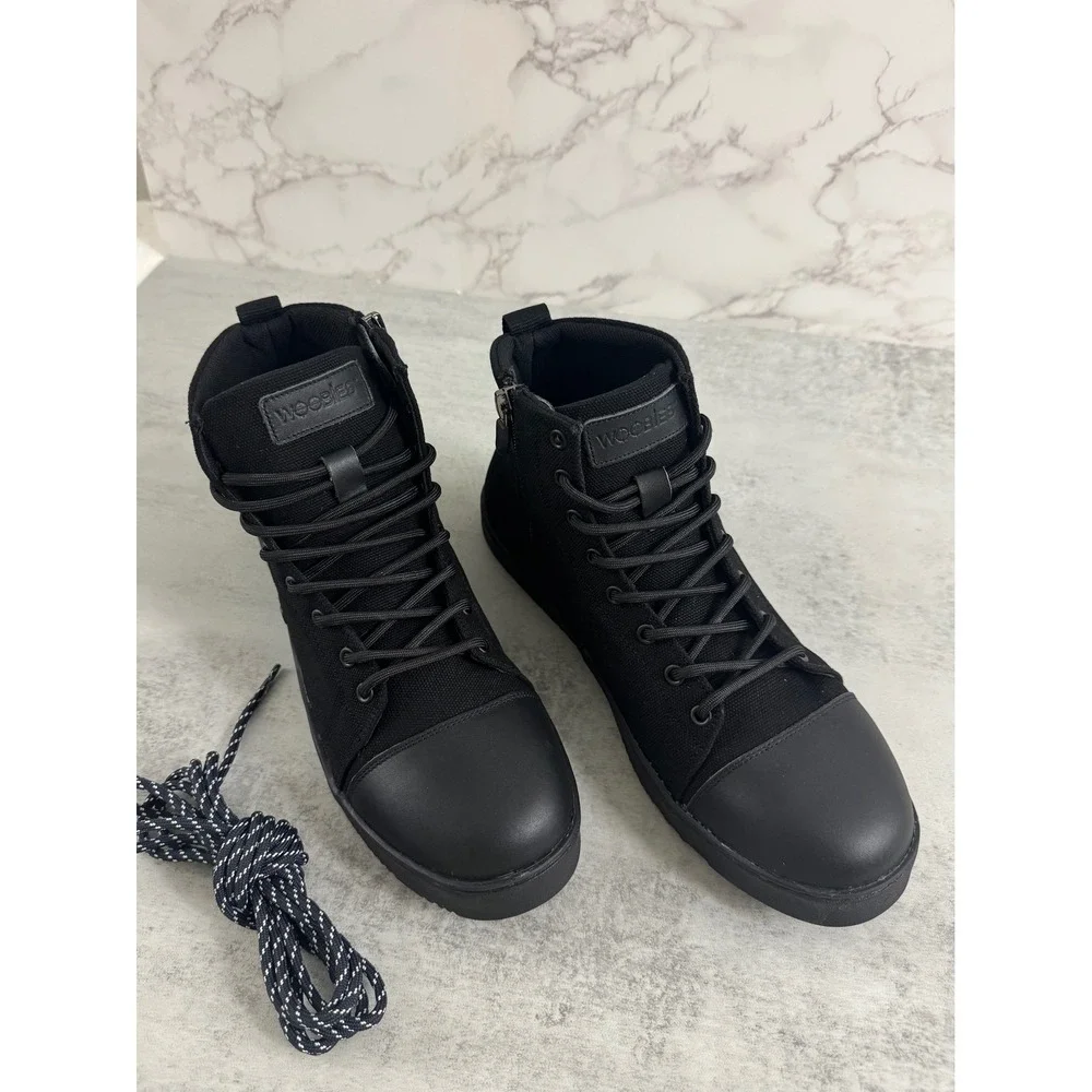 Woobies | Shoes | Woobies Mod2 Black Tactical High Top Side Zip Shoes ...